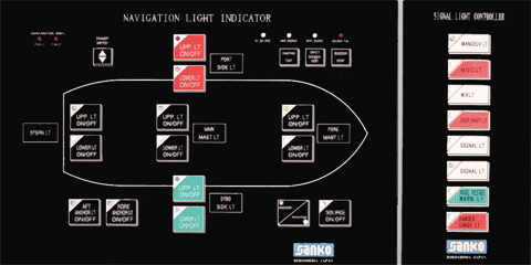 Ship Navigation Light Indicator Panels | 三工電機｜English